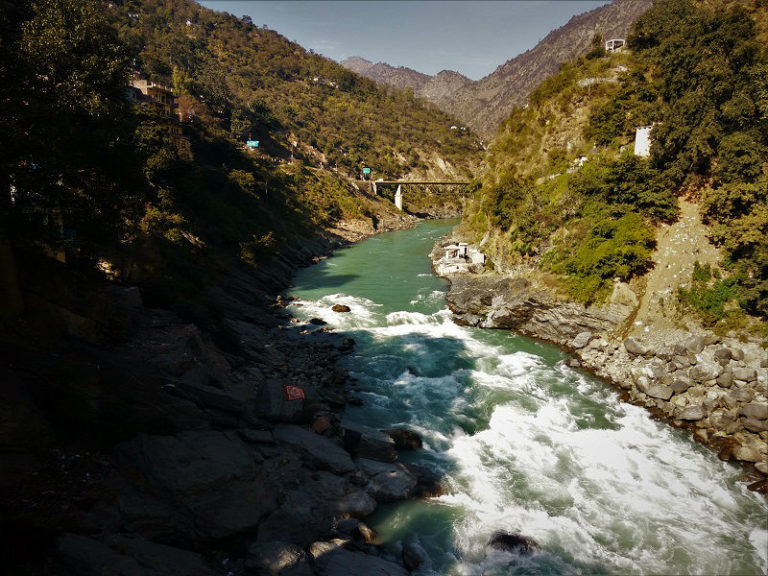Devprayag - Confluence of rivers Bhagirathi and Alaknanda to form Ganga