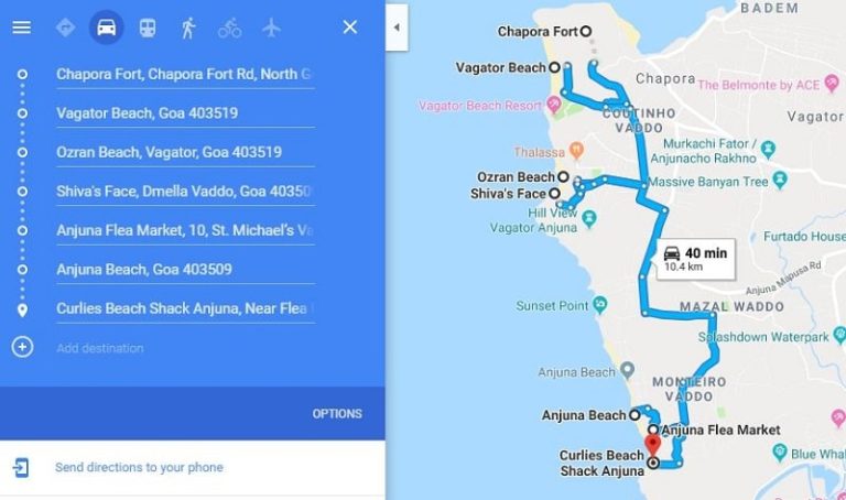 Exploring North Goa on a 3 day budget trip from Pune (INR 3500)