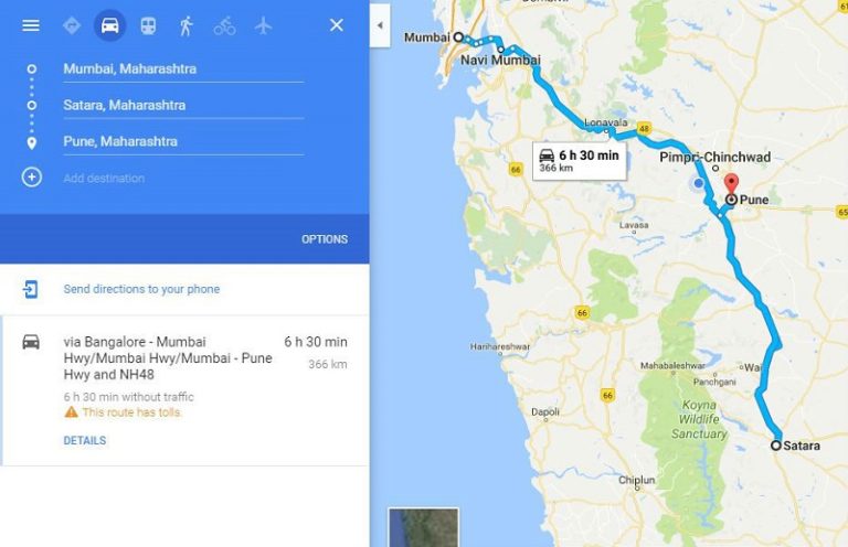 Satara –A road trip to Maharashtra’s Valley of Flowers from Pune(INR 800)