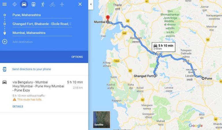 Ghangad Fort Trek – An exciting one day trek near Pune/Mumbai(INR 300)