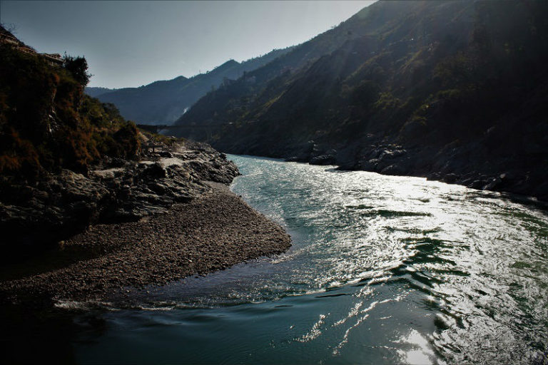 Devprayag - Confluence of rivers Bhagirathi and Alaknanda to form Ganga