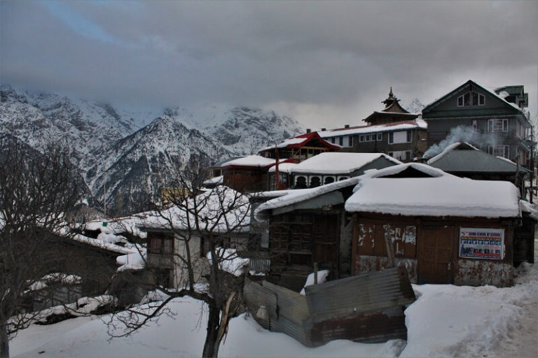Kalpa in winters –Experience snowfall amidst the Kinnaur Kailash mountain